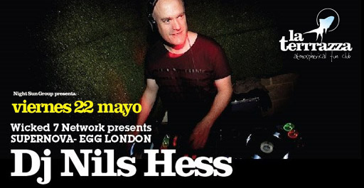 Dj Nils Hess At La Terrrazza at La Terrrazza - Happy Techno in Barcelona
