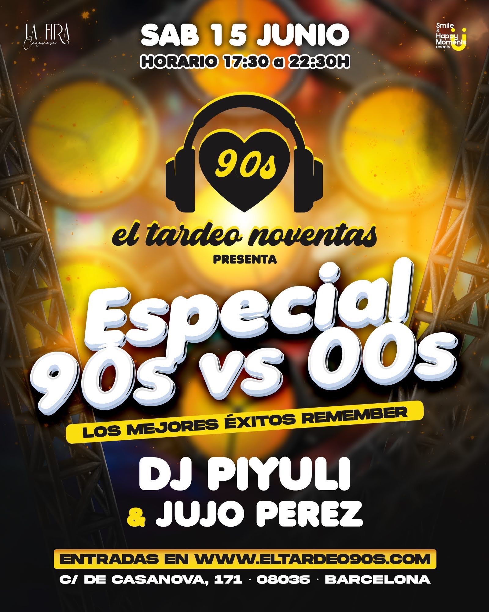El Tardeo Remember El Tardeo 90s (fira Casanova) Entradas, listas de ...
