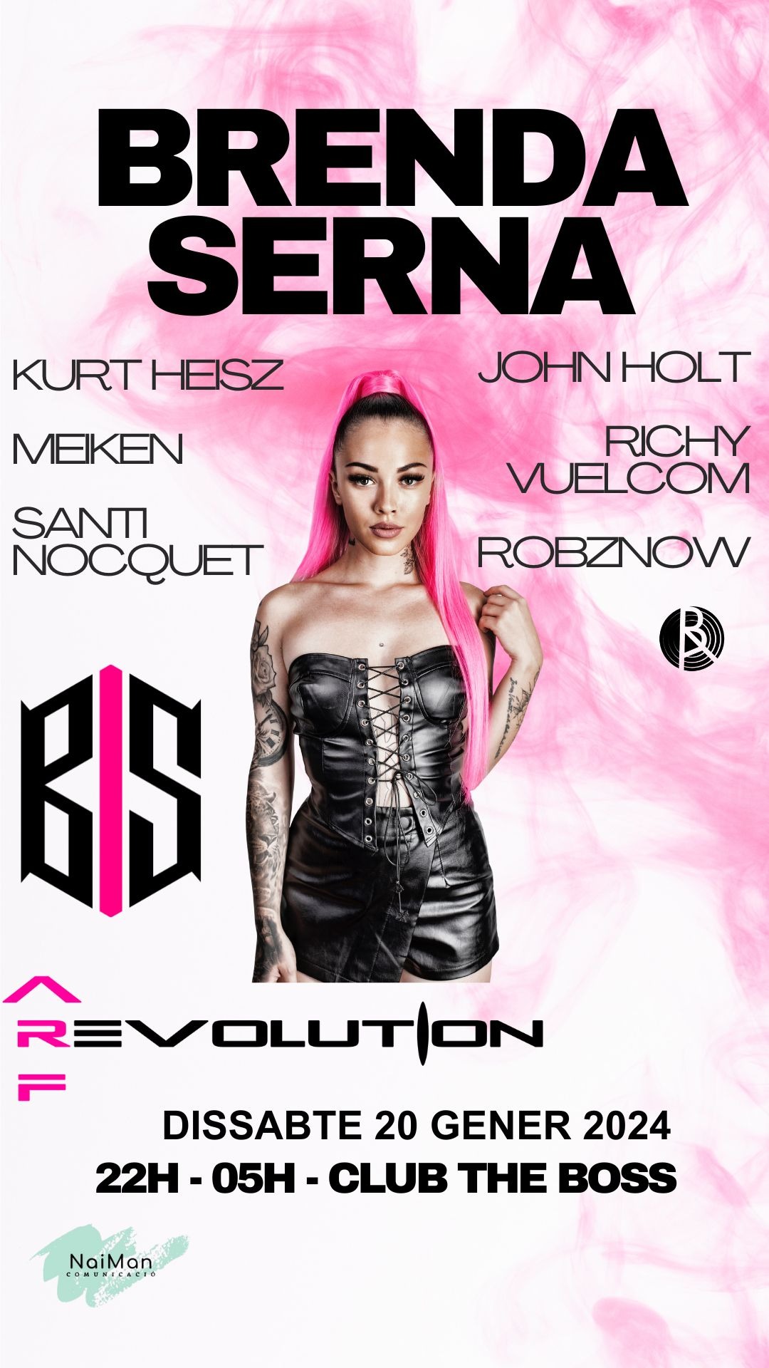 NAIMAN EVENTS Brenda Serna At Club The Boss Apres Ski Tickets ...