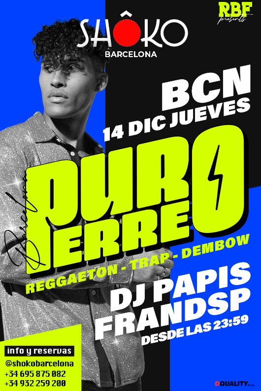 Nightlife Barcelona Puro Perreo Test Tickets, guestlists and VIP tables ...