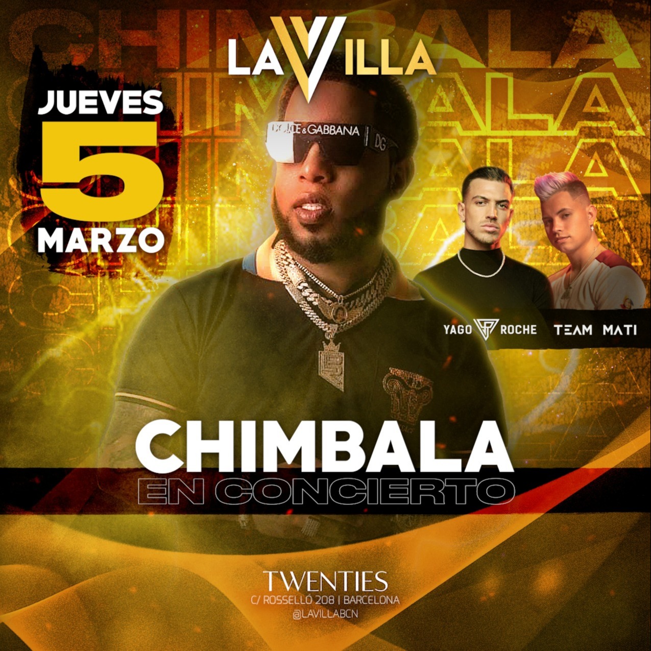 Concierto Chimbala at Twenties Barcelona in Barcelona