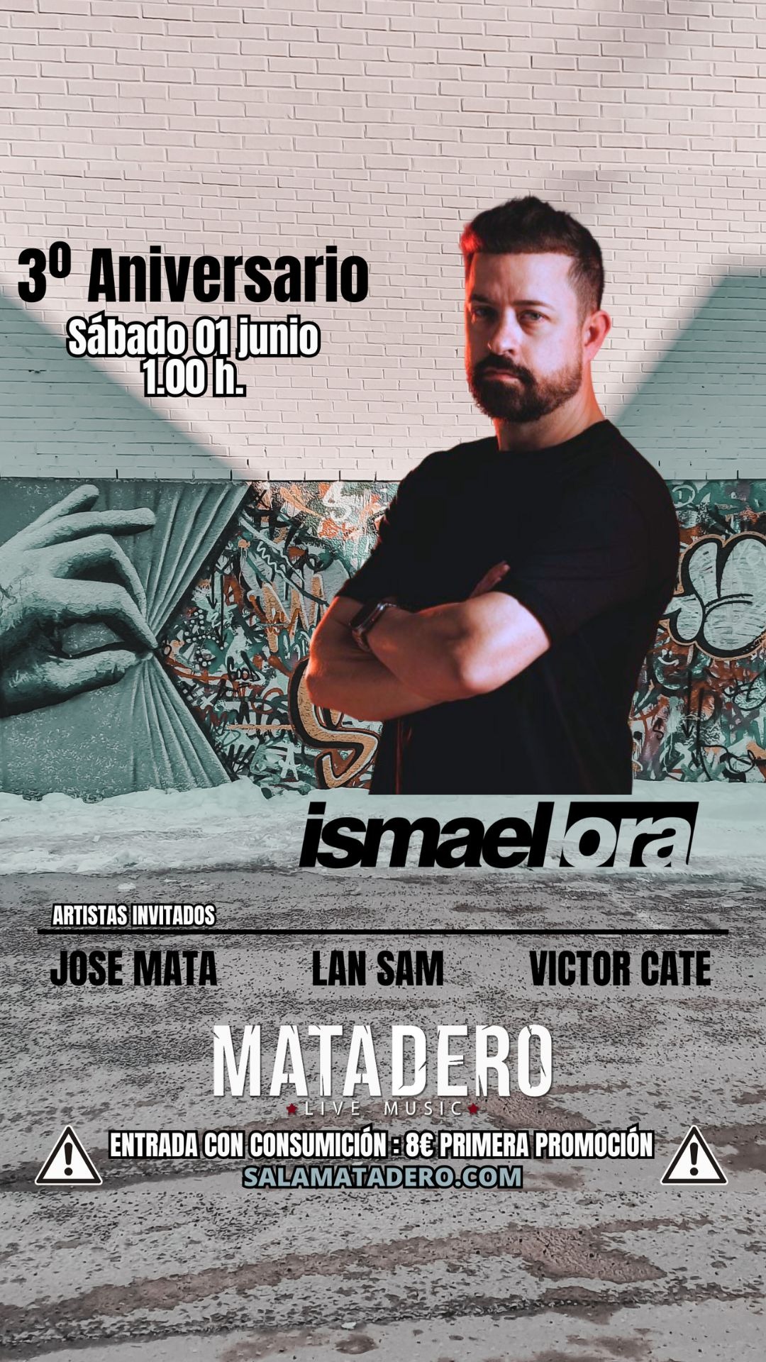 Matadero Live Music Aniversario Sala Matadero. Dj Ismael Lora Entradas ...