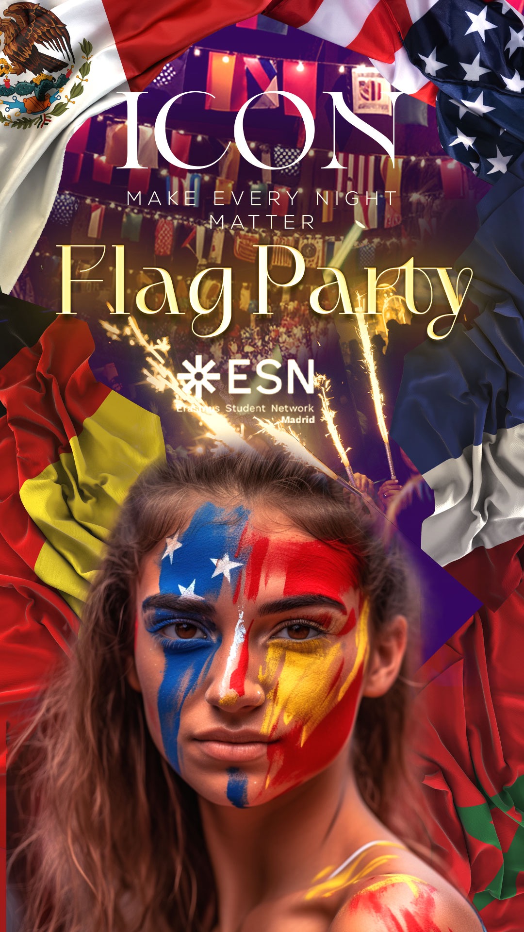 Nightlife Madrid Flag Party By Esn Tickets, guestlists and VIP tables ...