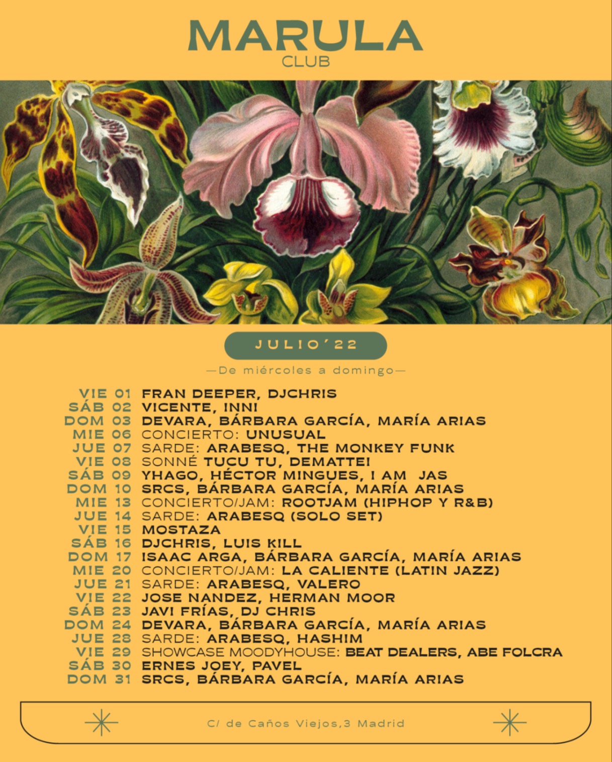 Marula Con: Srcs & Devara at Marula Club in Madrid