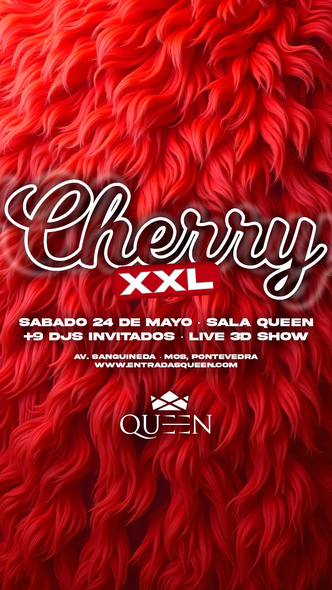 Sala Queen Cherry Xxl Entradas, listas de invitados y mesas VIP en Sala Queen 2025-05-2