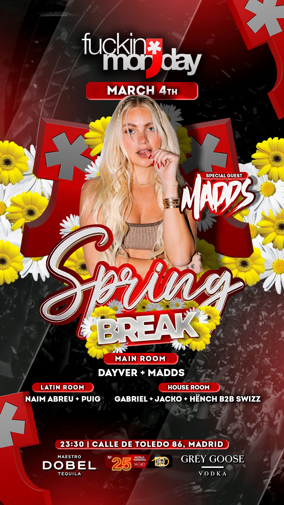 Nightlife Madrid Fucking Monday Tickets, guestlists and VIP tables Fucking Monday - Nightlife ...