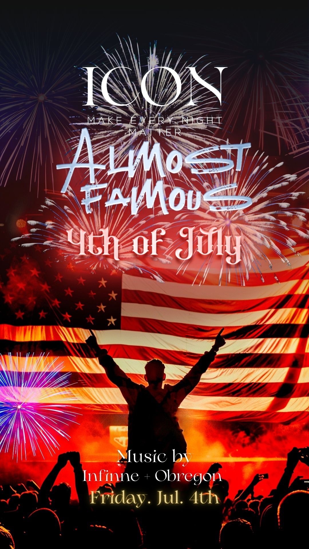 Nightlife Madrid Almost Famous 4th July Tickets, guestlists and VIP ...