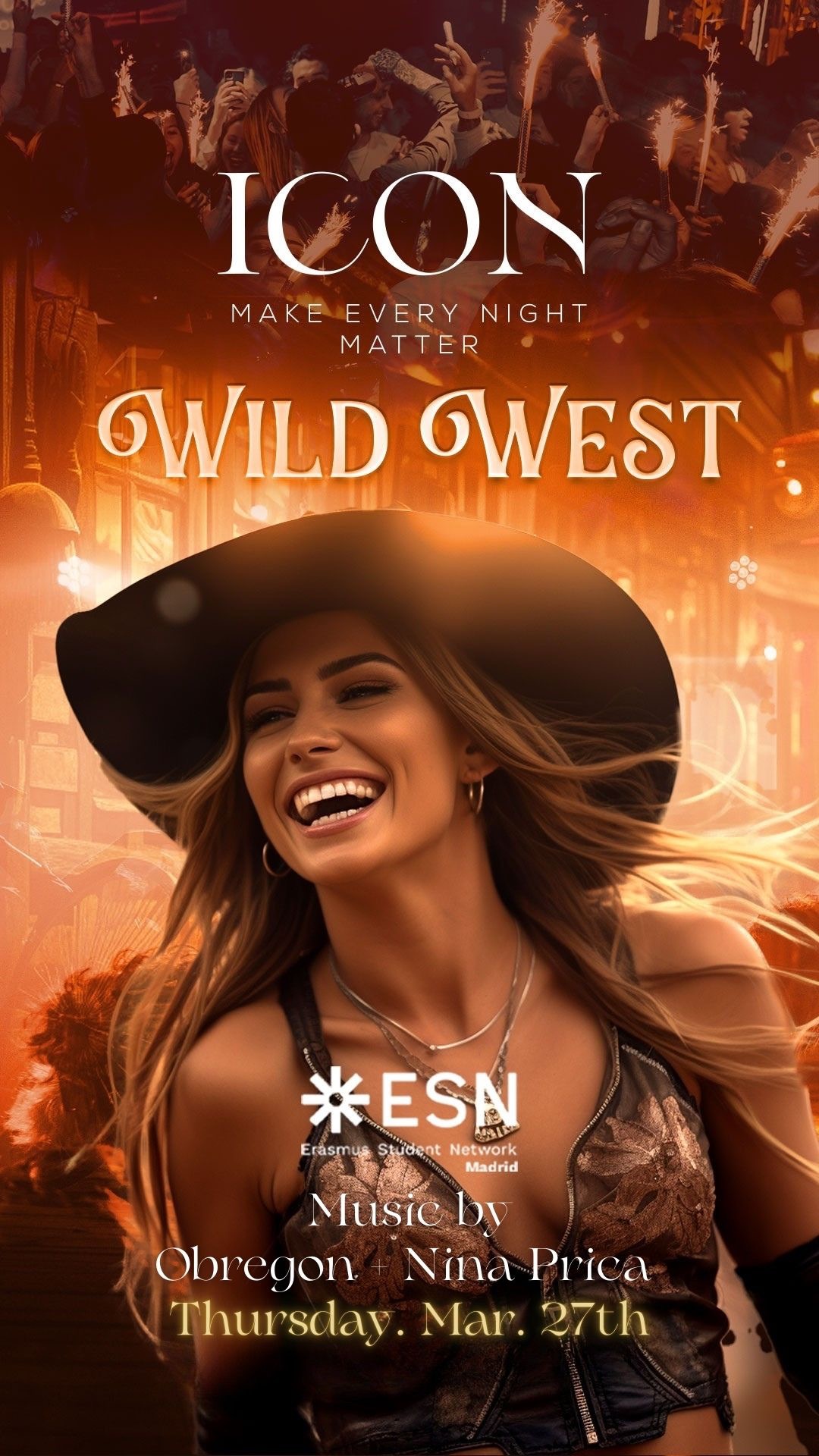Icon Madrid Wild West By Esn Tickets, guestlists and VIP tables Wild ...