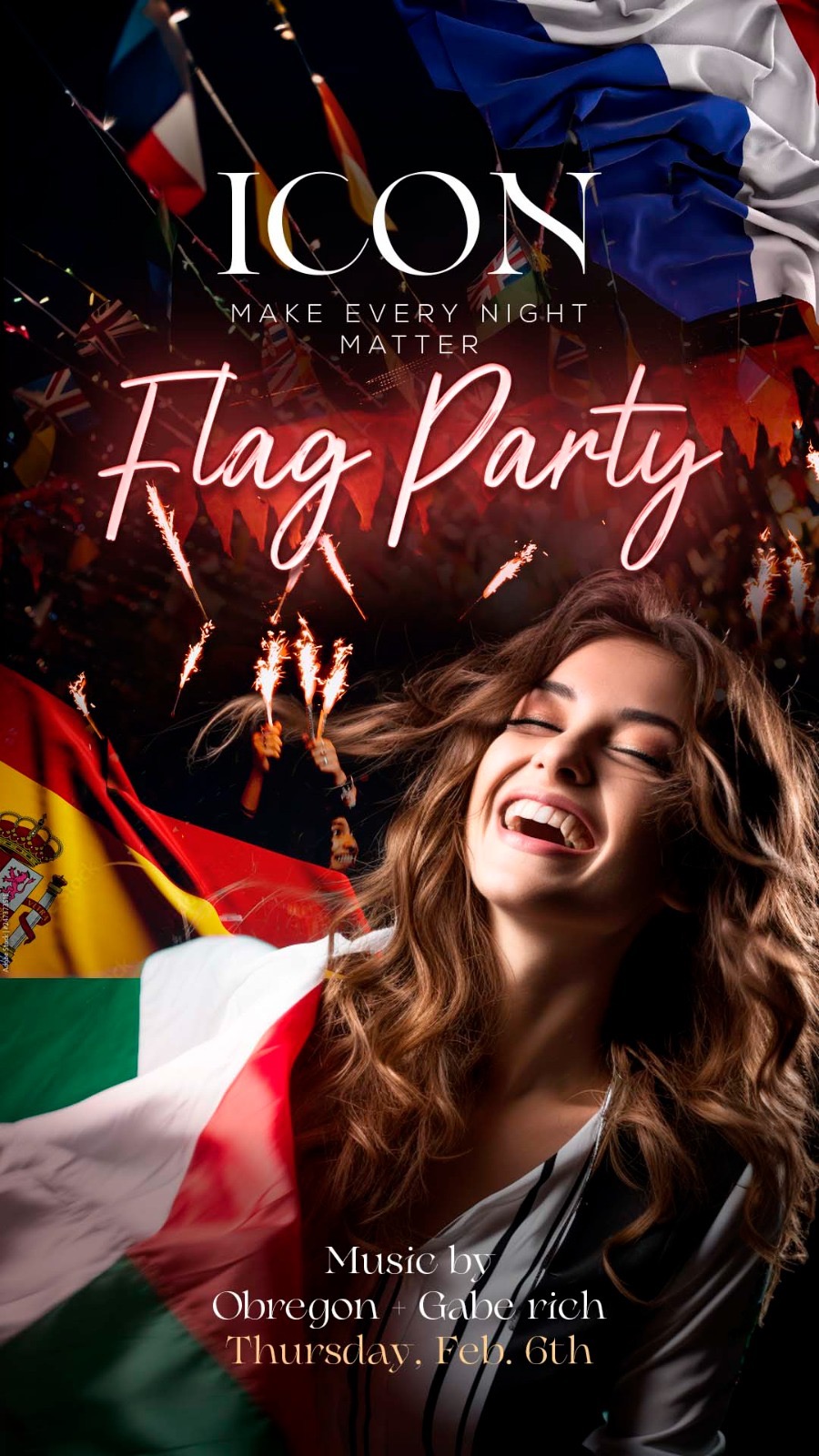 Icon Madrid Flag Party Tickets, guestlists and VIP tables Flag Party ...