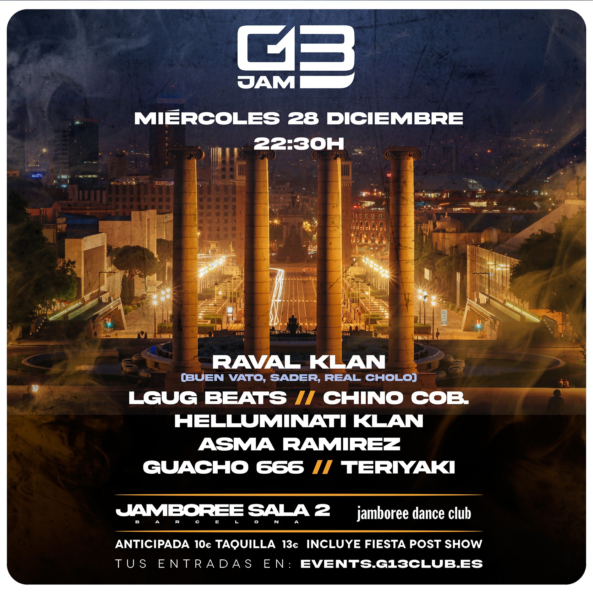 Raval Klan At G13 Jam at G13 Events in Barcelona