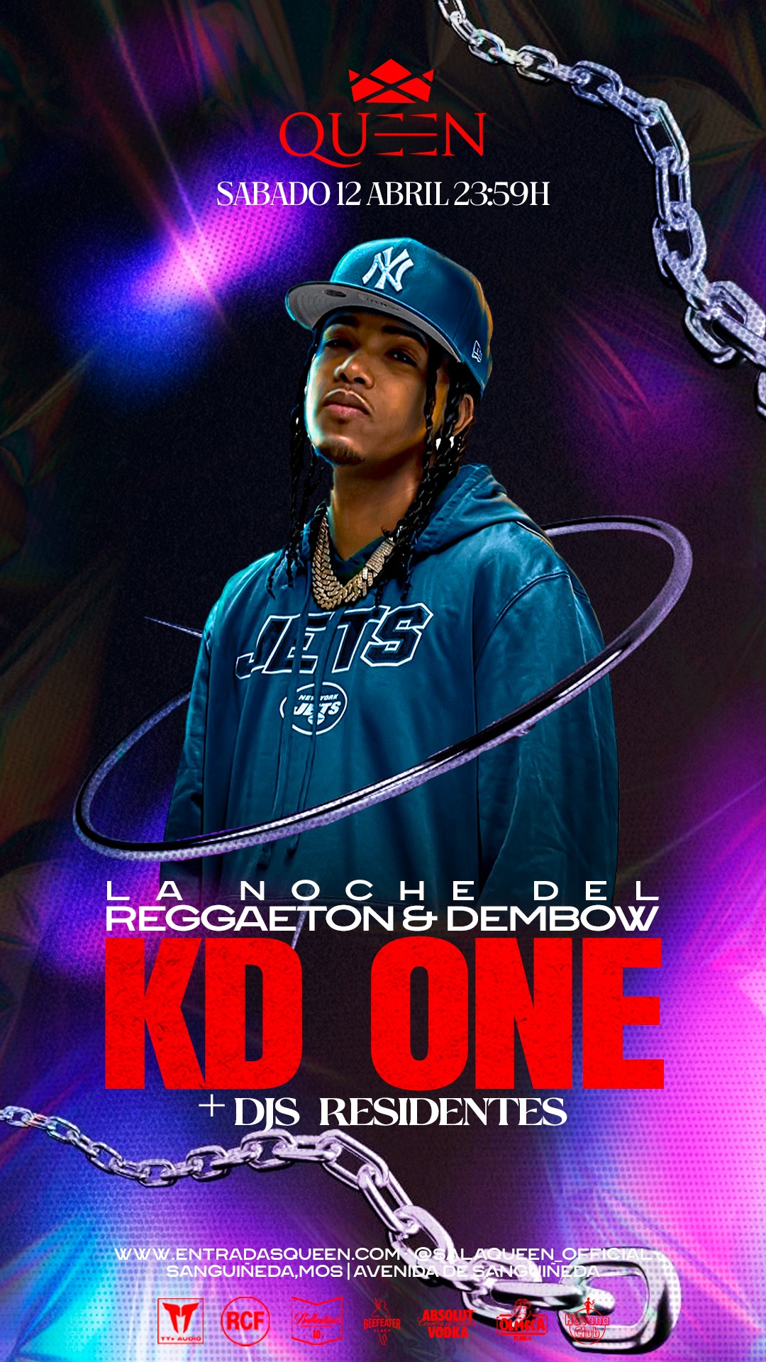 Sala Queen Reggaeton & Dembow W/ Kd One Tickets, guestlists and VIP tables Reggaeton & Dembow W ...