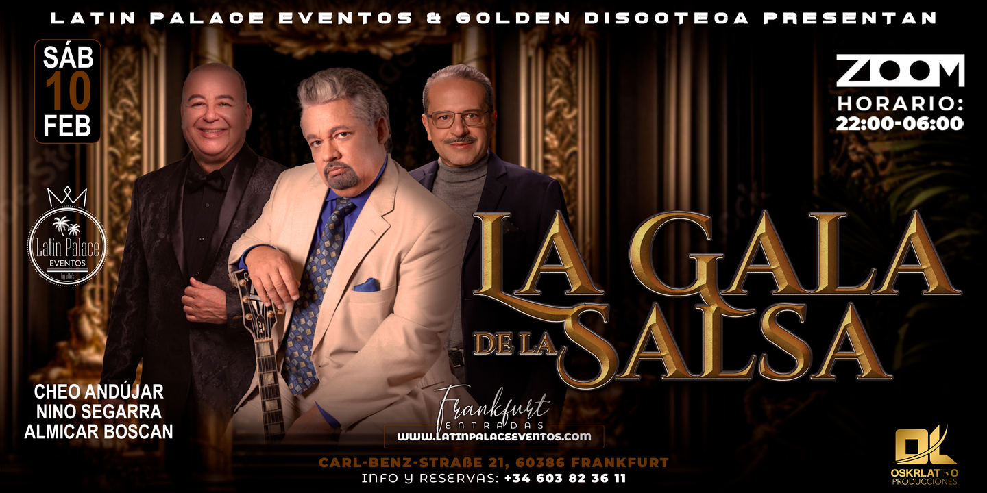 Guestlist, tickets y reservas VIP en La Gran Gala De La Salsa Con Cheo ...