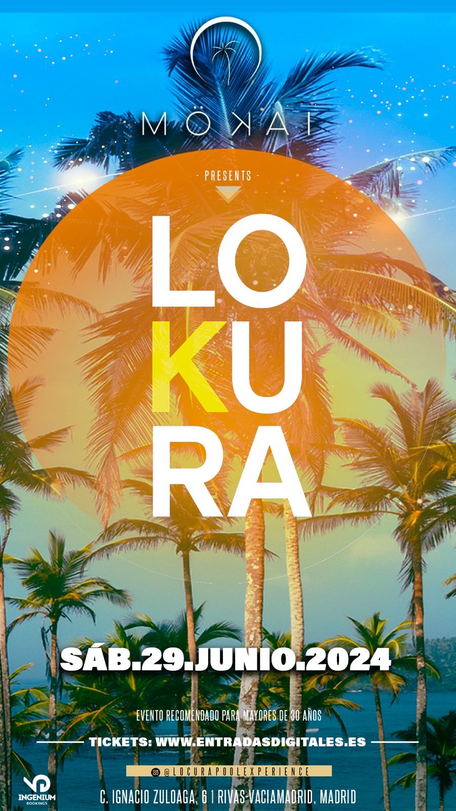 MOKAI BEACH CLUB | Entradas, listas de invitados y mesas VIP