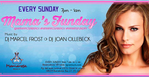 Mamarosa Model's Fundays en Mamarosa Beach en Barcelona -- 2014-09-2 ...