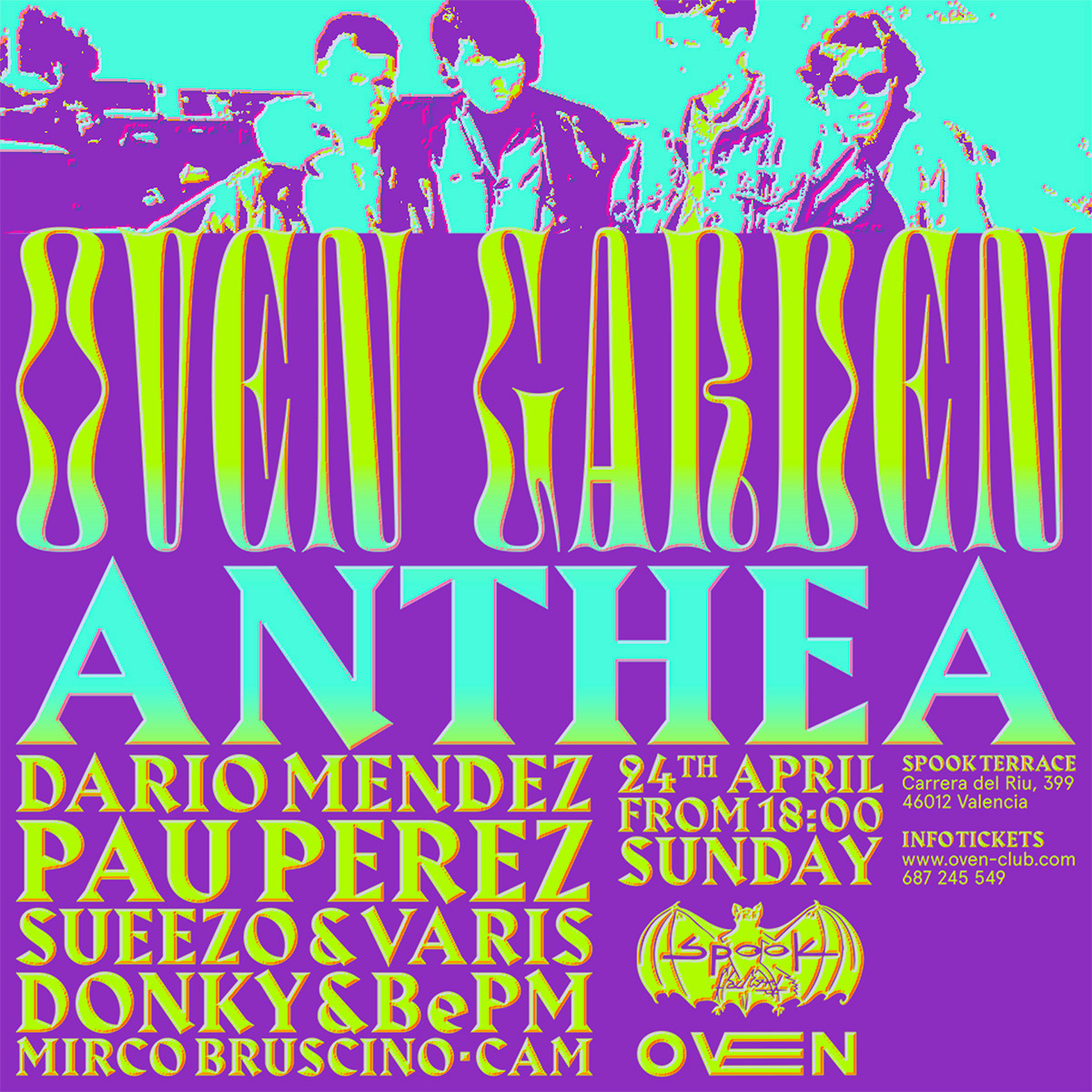 Spook Multiespacio Oven Garden Tickets Guestlists And VIP Tables Oven