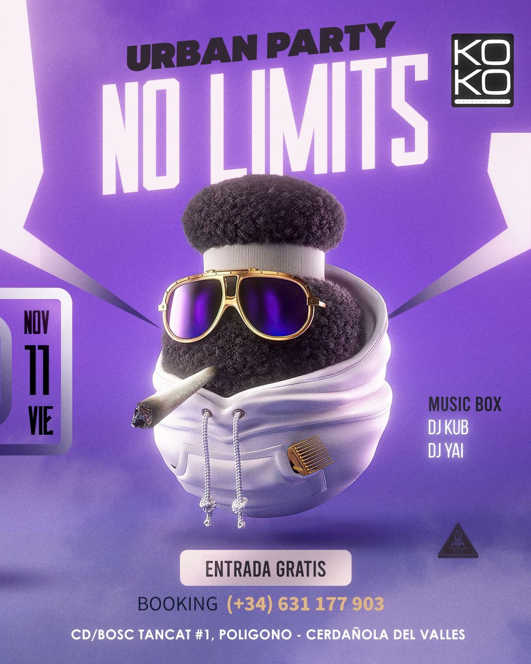 Entradas YouBarcelona Urban Party No Limits Tickets Guestlists And VIP