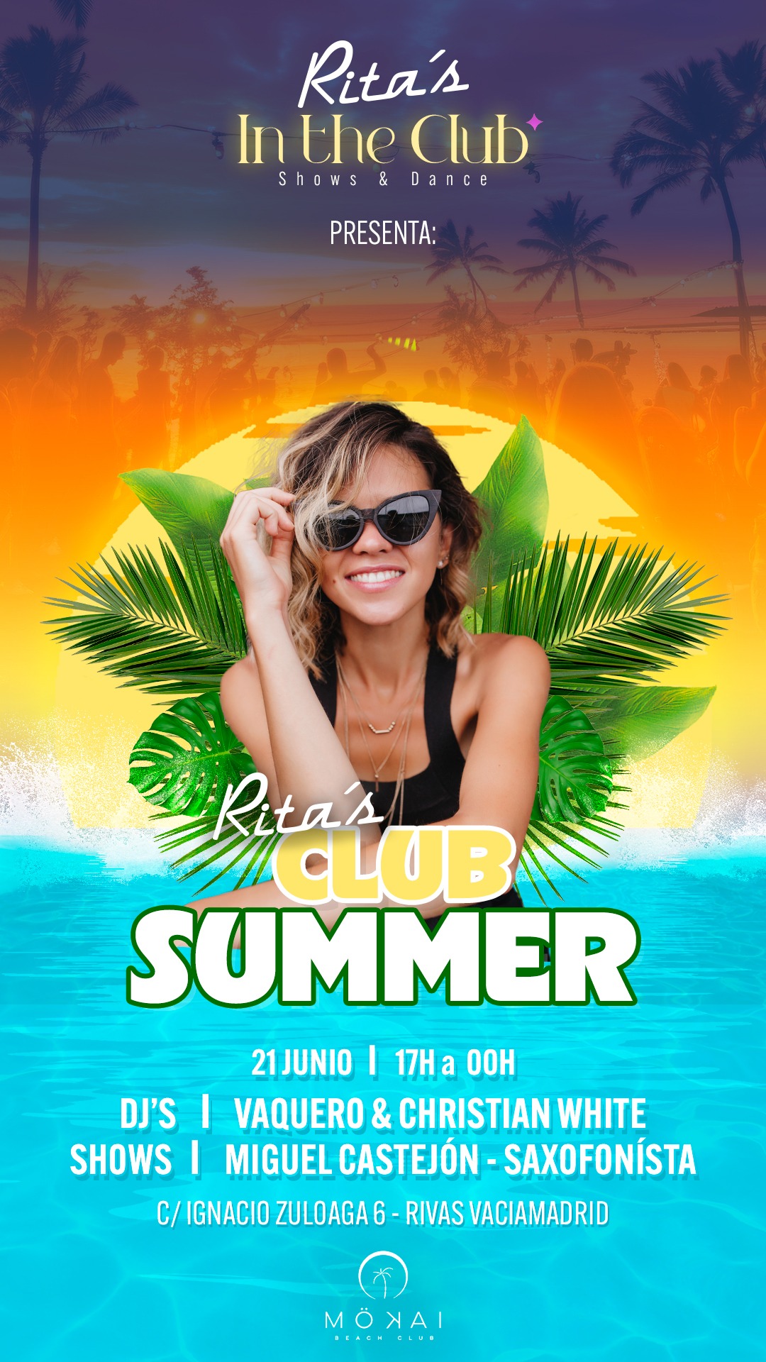 MOKAI BEACH CLUB Rita's Club Summer Entradas, listas de invitados y ...