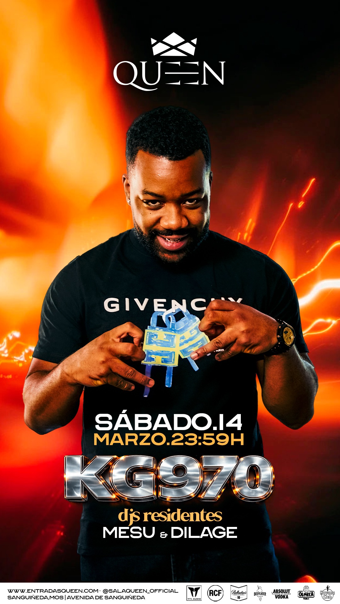 Sala Queen | Entradas, listas de invitados y mesas VIP