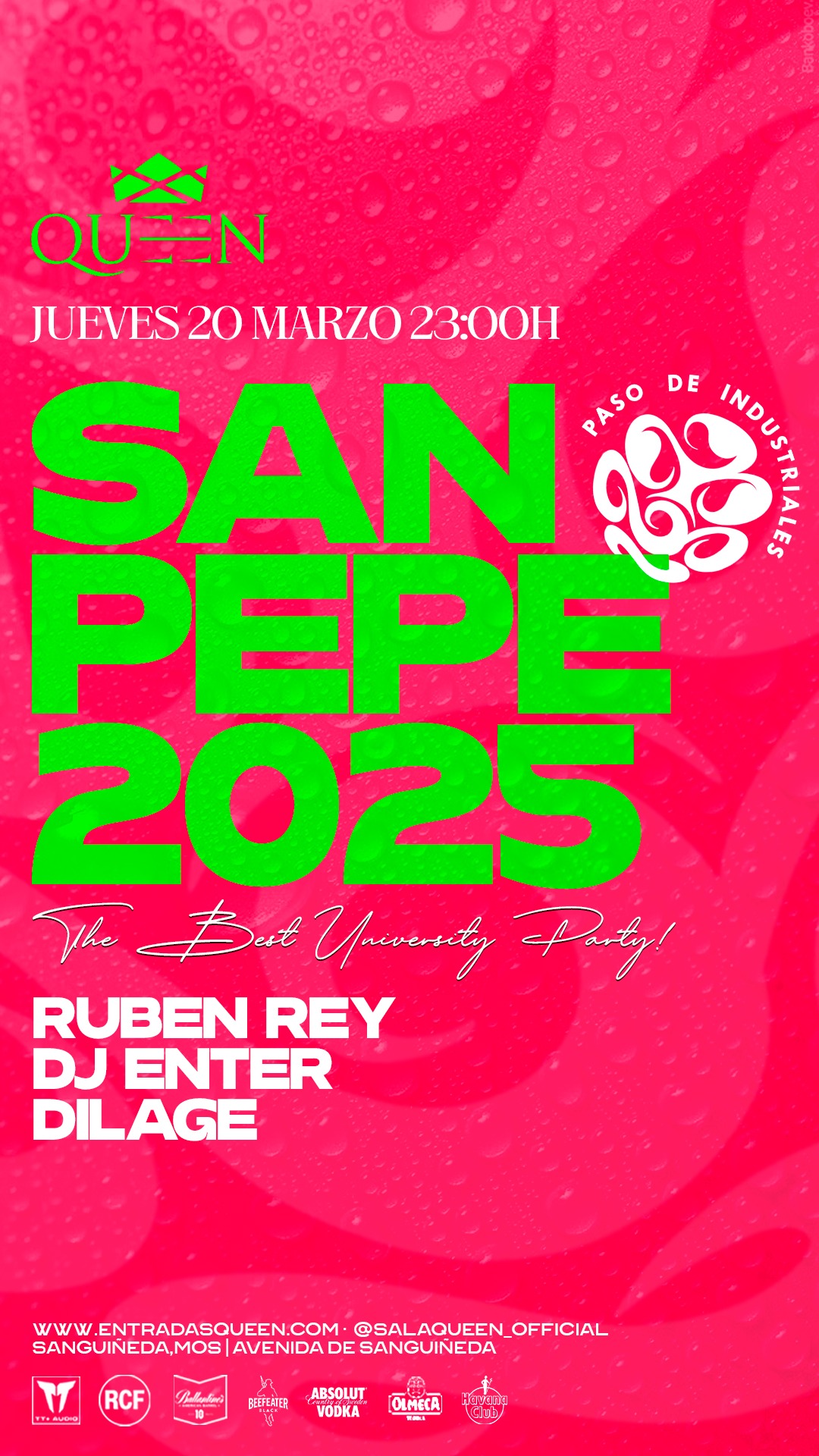 Sala Queen San Pepe Tickets, guestlists and VIP tables San Pepe - Sala ...