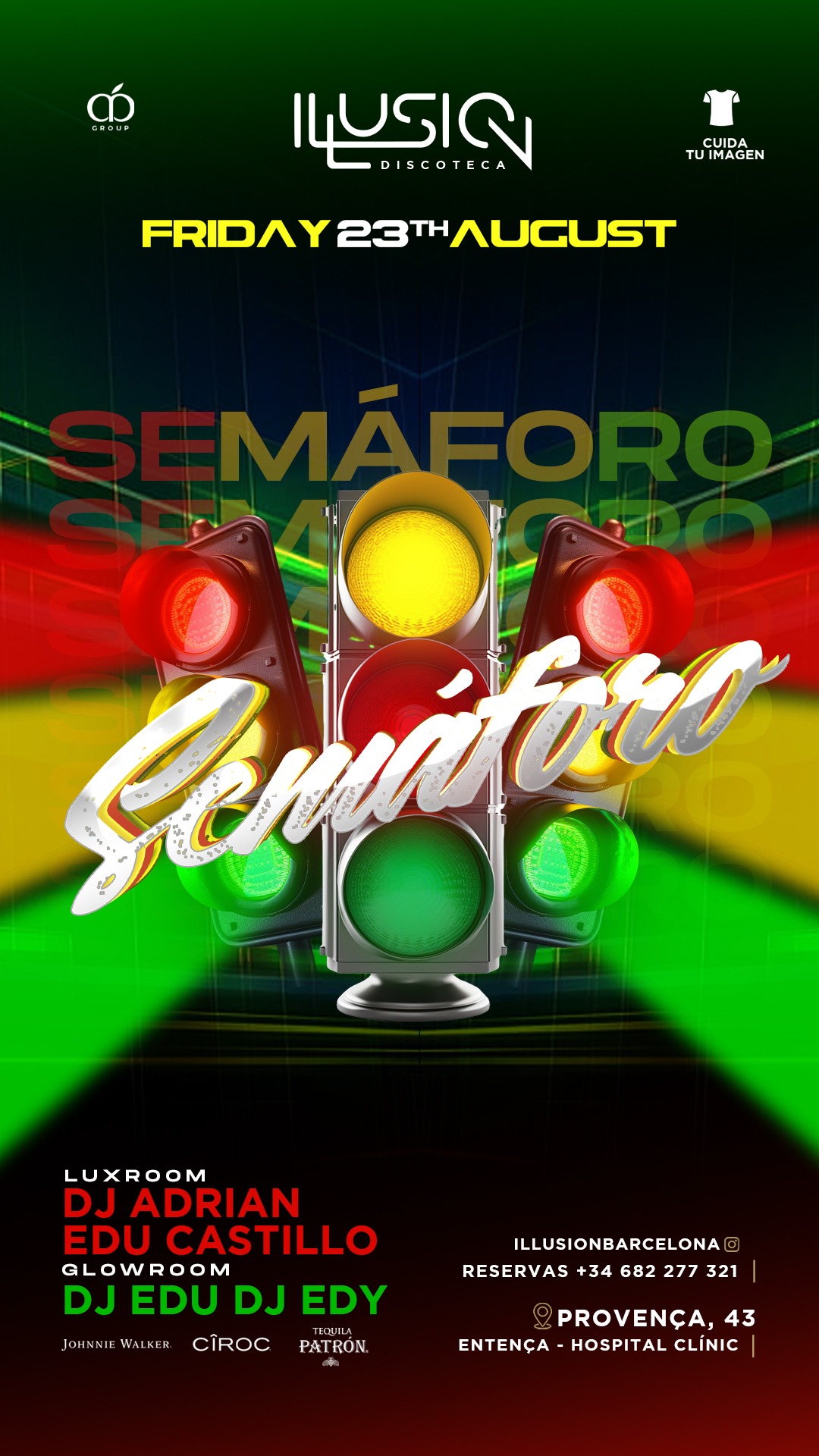 Illusion SemÁforo Entradas, listas de invitados y mesas VIP en Illusion ...