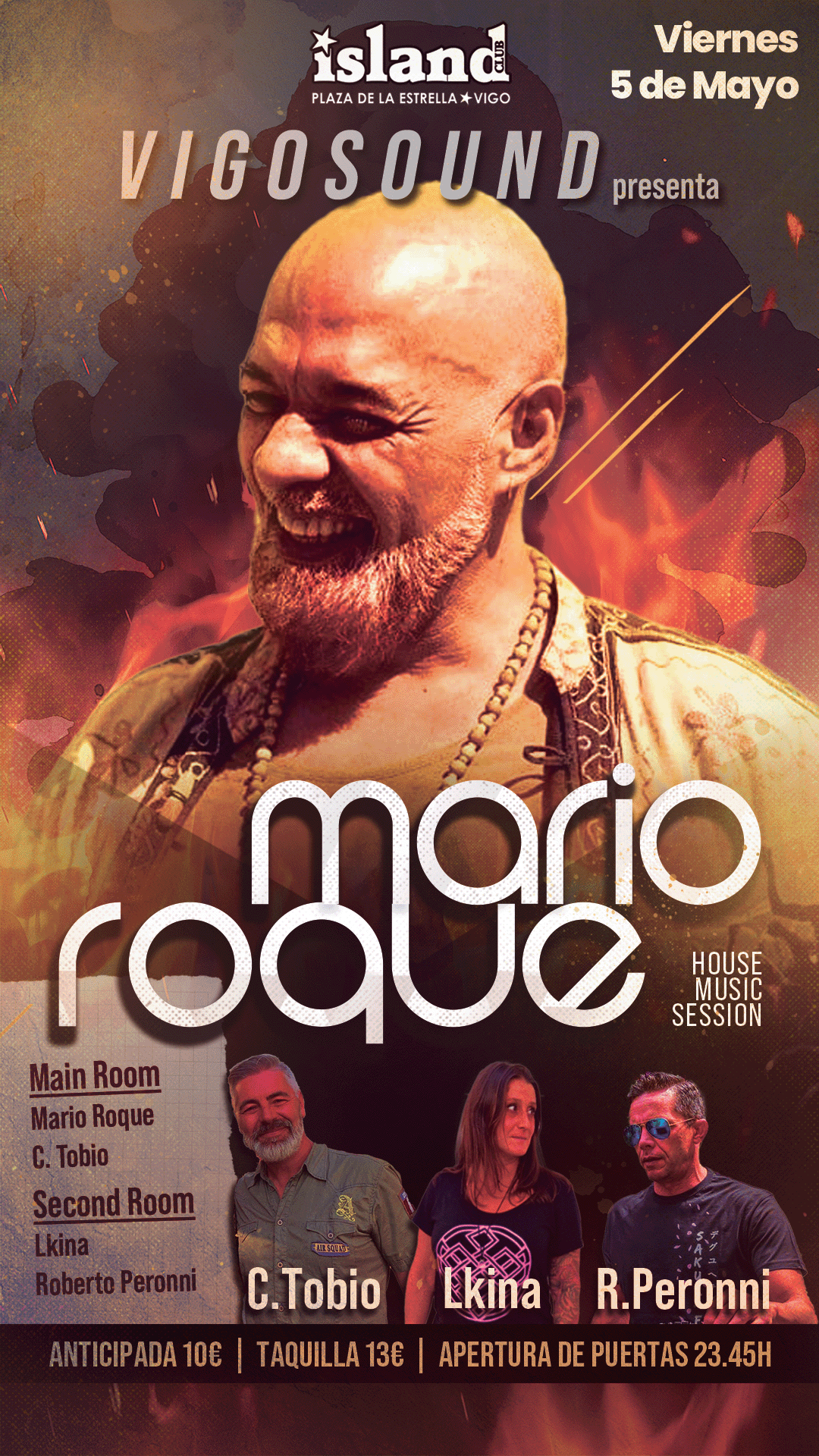 Island Club Vigosound Con Mario Roque Entradas, listas de invitados y ...
