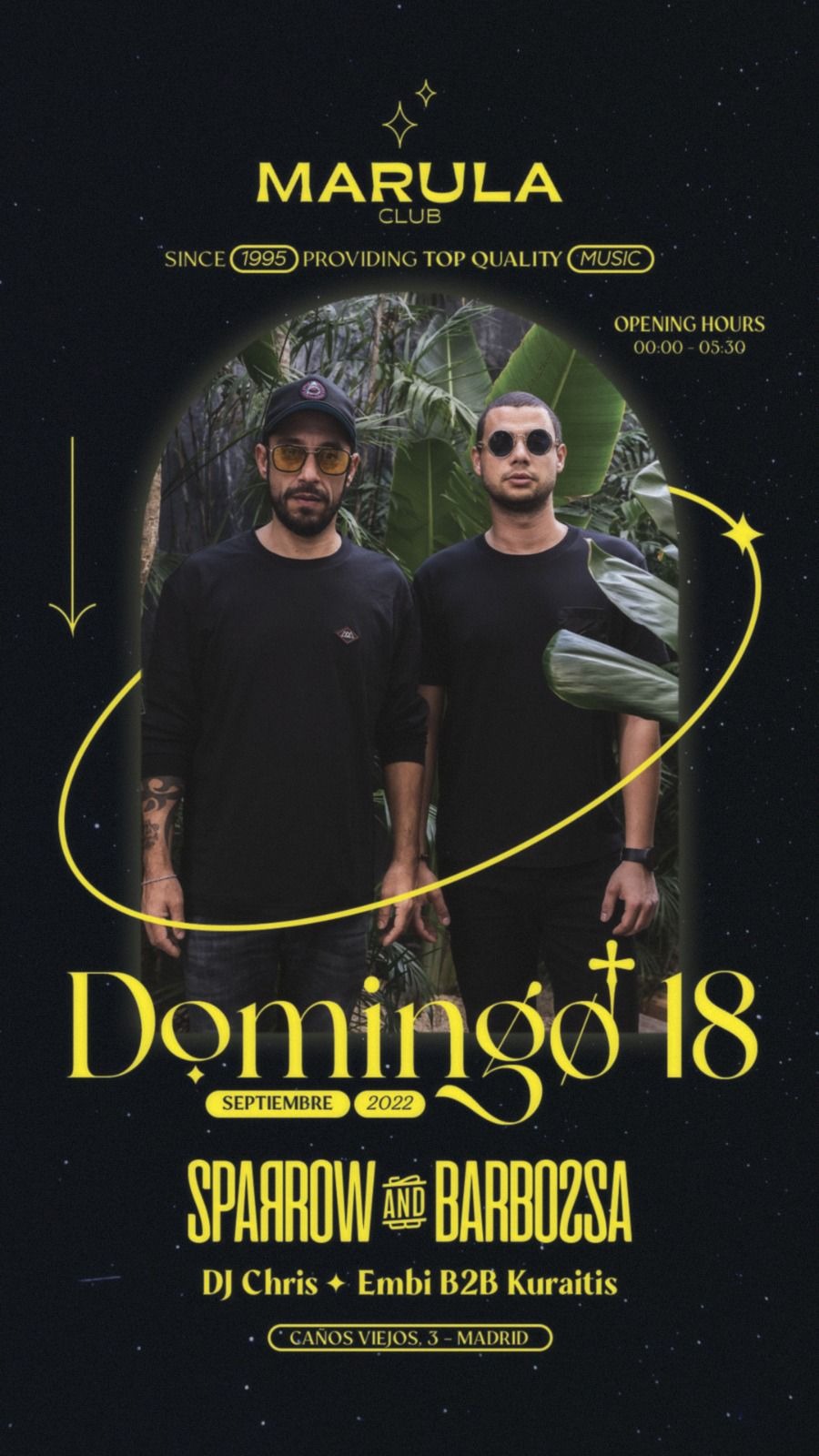 Sparrow & Barbossa at Marula Club in Madrid