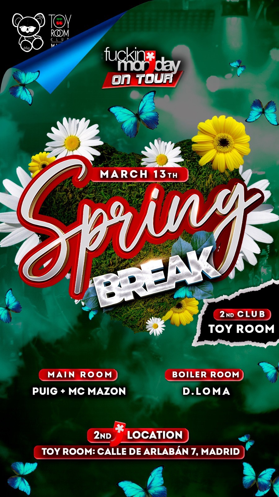 Fucking Monday Fucking Monday X Toy Room Tickets, guestlists and VIP tables Fucking Monday X Toy ...