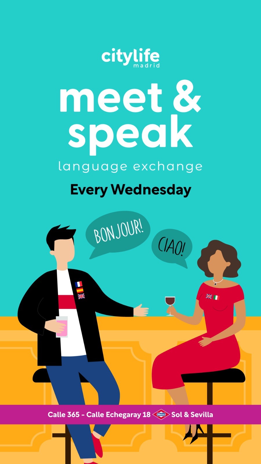 Nightlife Madrid Meet & Speak - Language Exchange Entradas, listas de ...