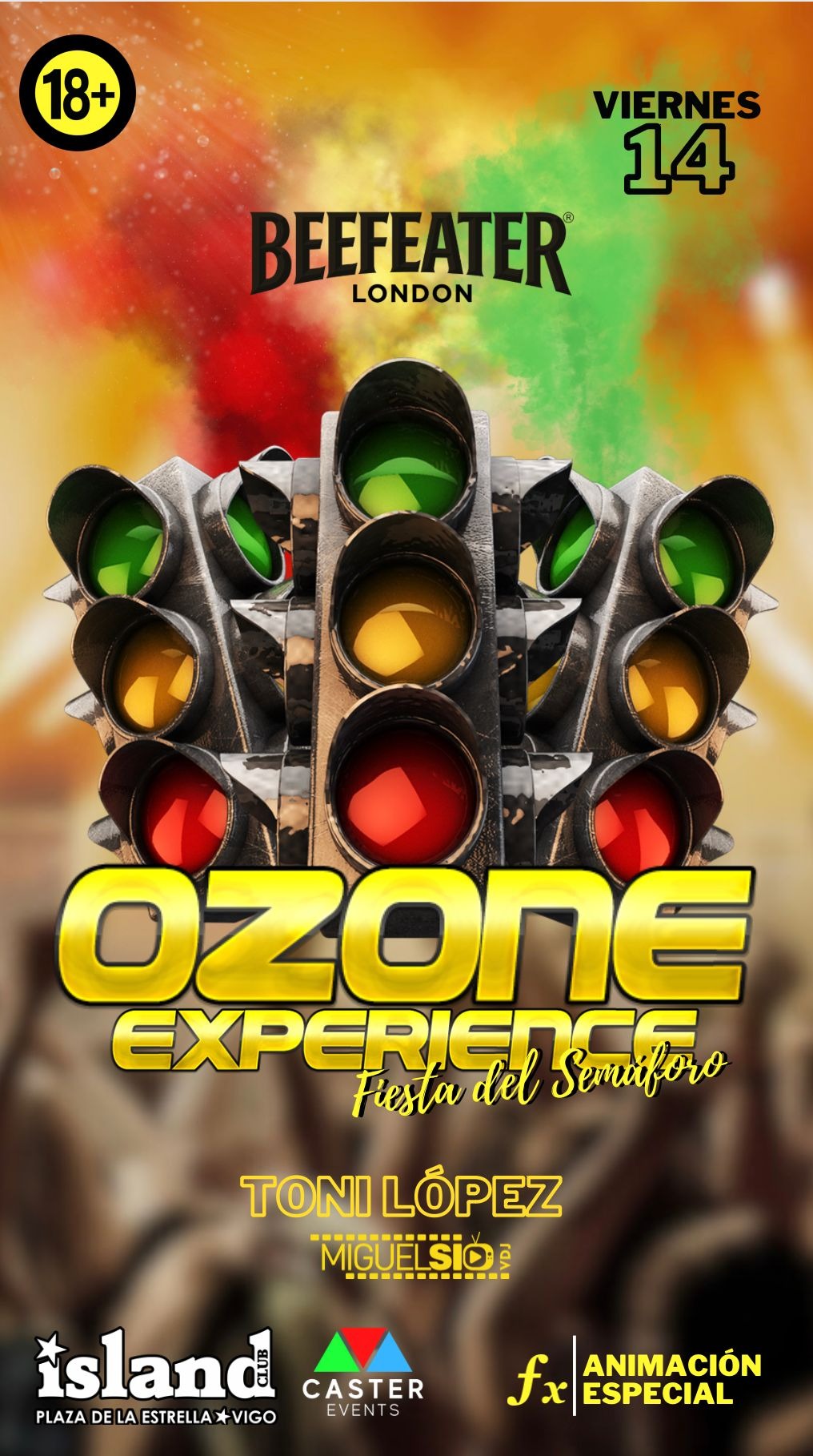 Island Club Ozone Experience - Fiesta Del Semáforo Entradas, listas de ...