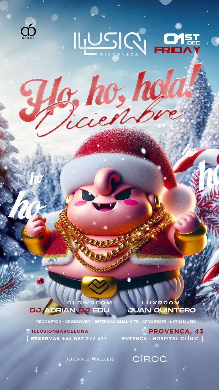 Ho, Ho, Hola Diciembre! at Illusion in Barcelona