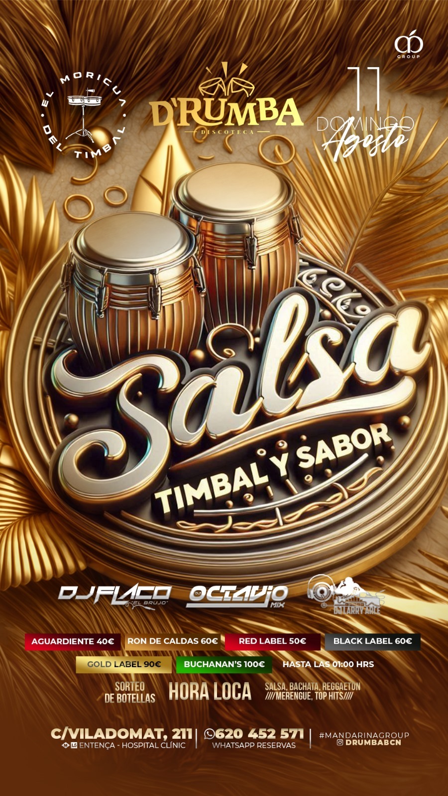 Salsa, Timbal & Sabor at D' Rumba Barcelona in Barcelona