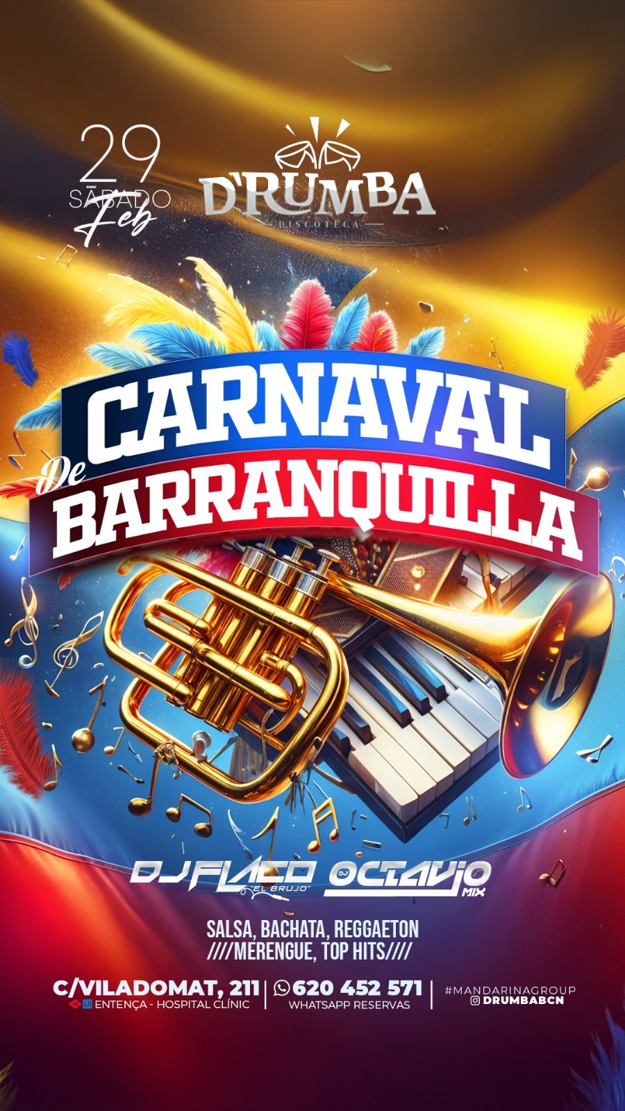 Carnaval De Barranquilla at D' Rumba Barcelona in Barcelona