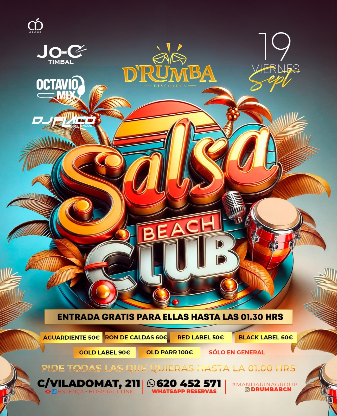 YouBarcelona Salsa Beach Club Tickets, guestlists and VIP tables Salsa ...