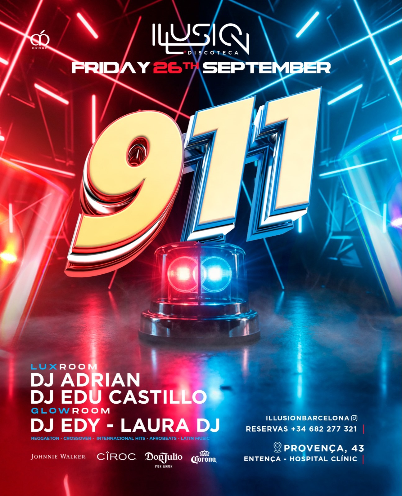 Illusion 911 Emergencias Entradas, listas de invitados y mesas VIP en ...