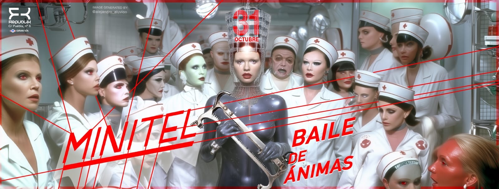 Minitel - Baile De Animas at Sala Republik in Madrid
