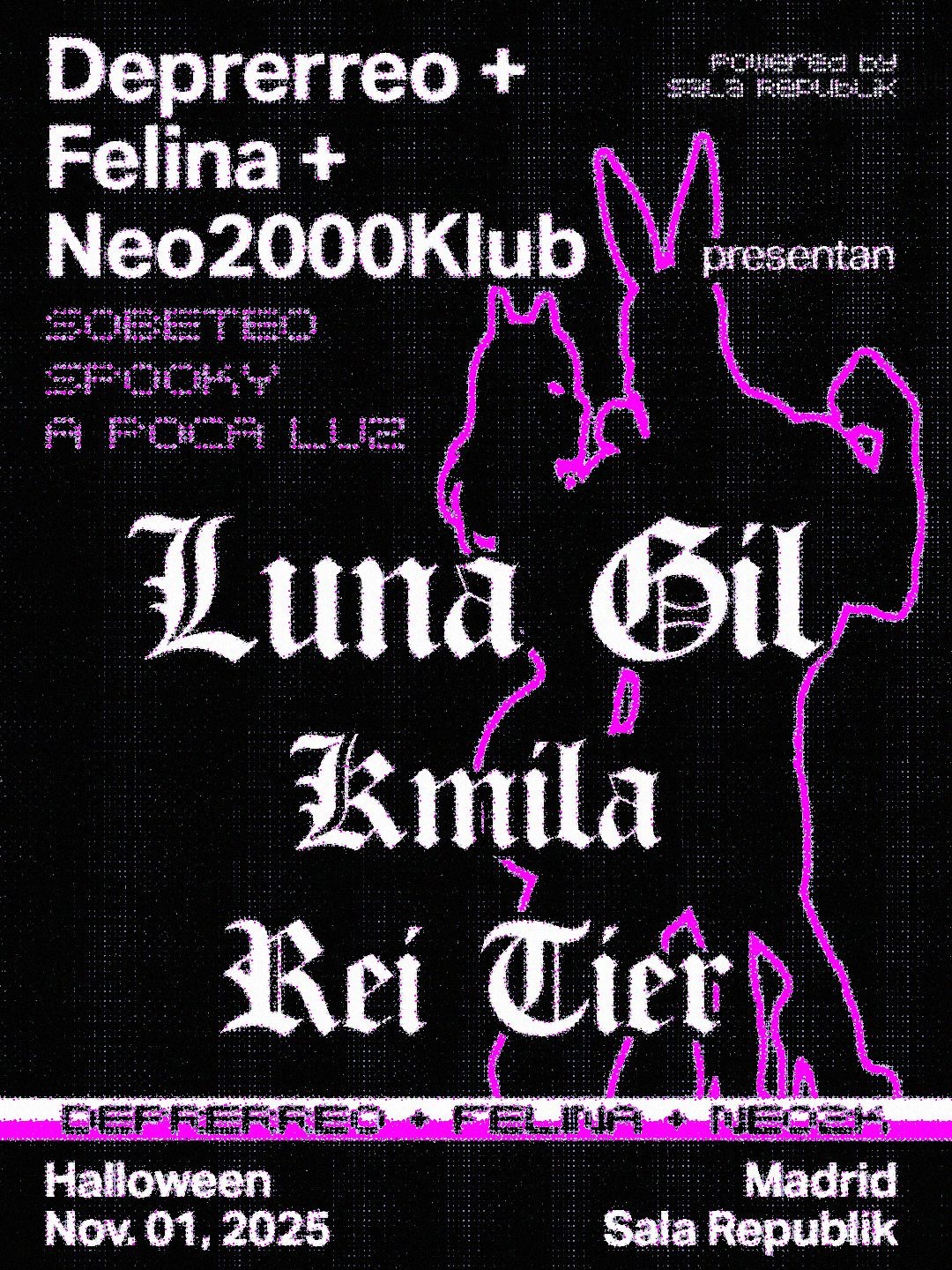 Luna Gil: Felina - Deprerreo - Neo2000klub en Sala Republik en Madrid ...