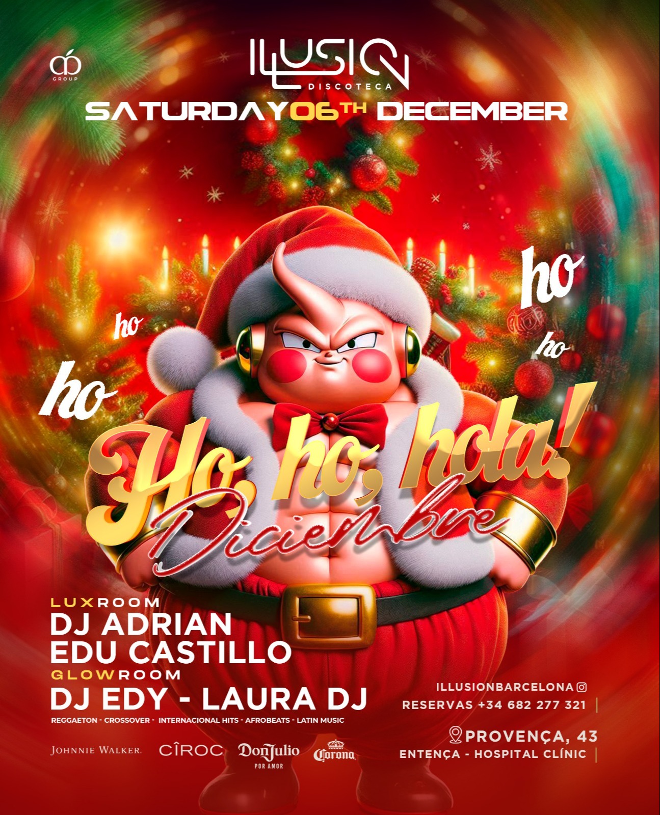 Ho Ho Hola Diciembre at Illusion in Barcelona